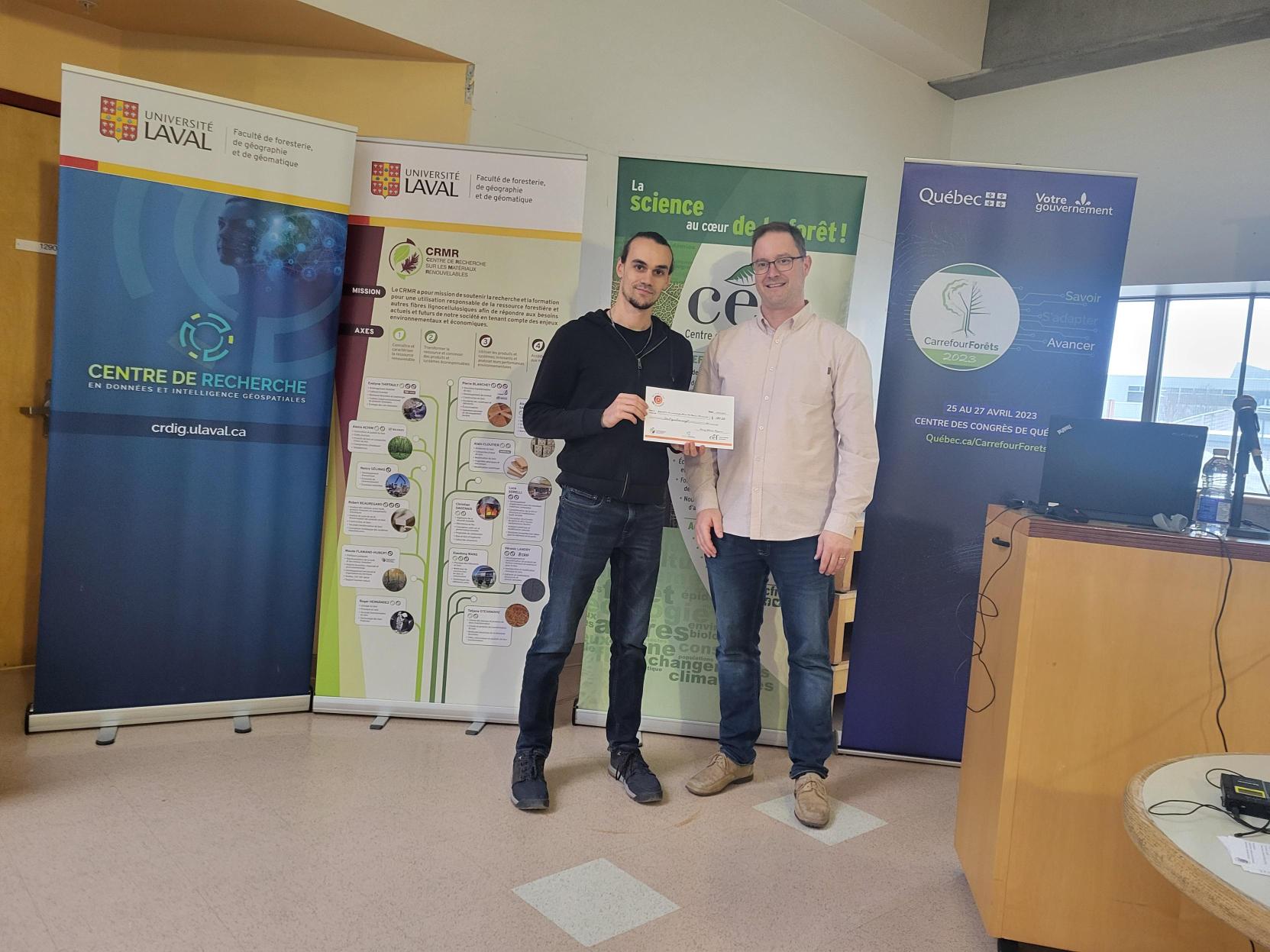 Congratulations to Vahideh Akbari, Maxime Parot and Abdessamad Jiloul ...